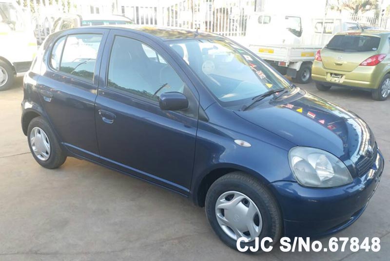 2000 Toyota Vitz Blue for sale | Stock No. 67848 | Japanese Used Cars ...