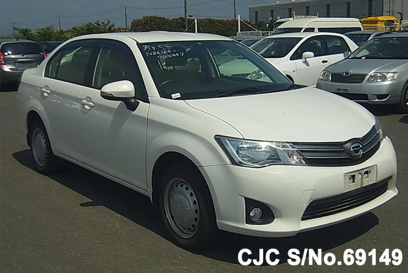 2013 Toyota Corolla Axio White for sale | Stock No. 69149 | Japanese ...