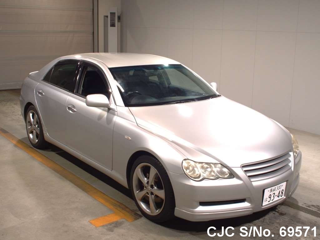 2004 Toyota Mark X Silver for sale | Stock No. 69571 | Japanese Used ...
