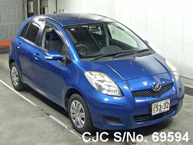 2009 Toyota Vitz Blue for sale | Stock No. 69594 | Japanese Used Cars ...
