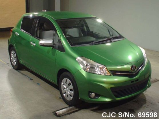 2011 Toyota Vitz Green for sale | Stock No. 69598 | Japanese Used Cars ...