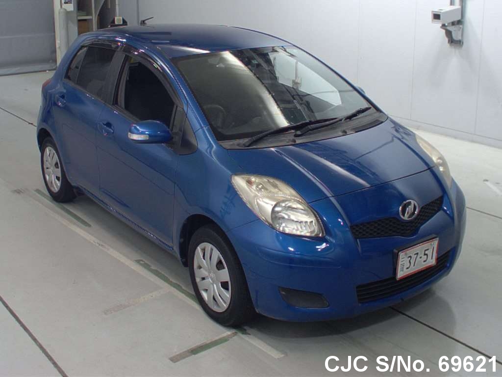 2009 Toyota Vitz Blue for sale | Stock No. 69621 | Japanese Used Cars ...