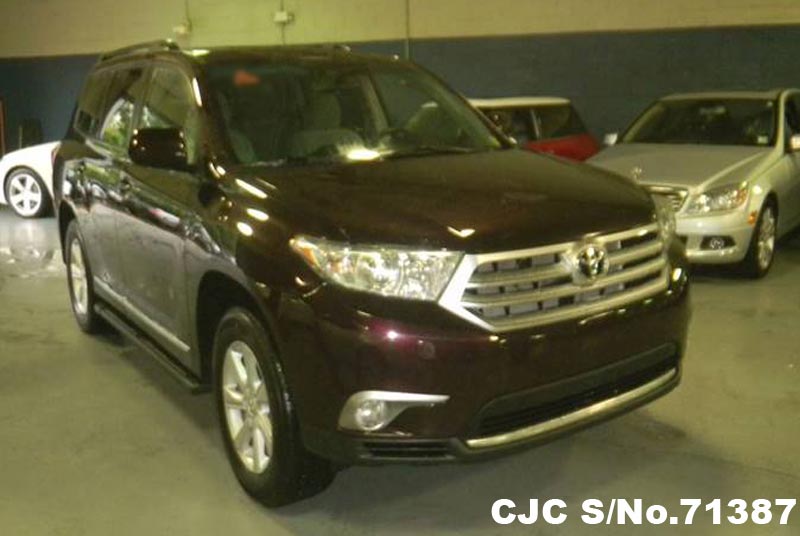 2011 Left Hand Toyota Highlander Red for sale | Stock No. 71387 | Left ...