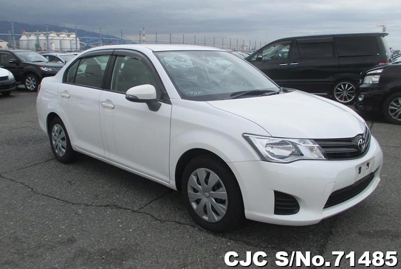 2013 Toyota Corolla Axio White for sale | Stock No. 71485 | Japanese ...