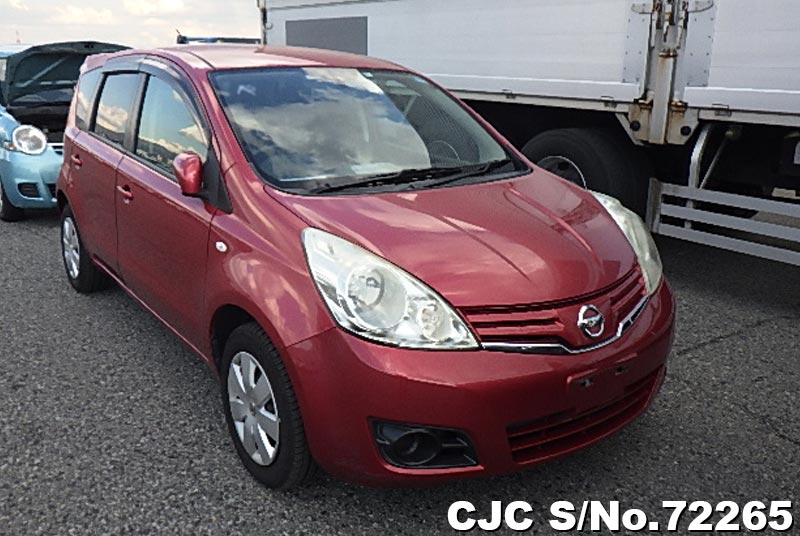 2010 Nissan Note Red for sale | Stock No. 72265 | Japanese Used Cars ...