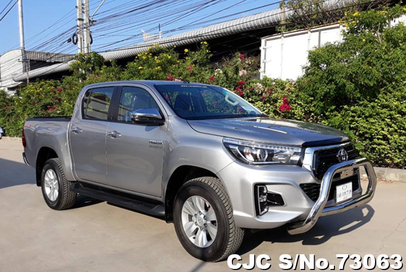 2018 Toyota Hilux Silver for sale | Stock No. 73063 | Japanese Used ...