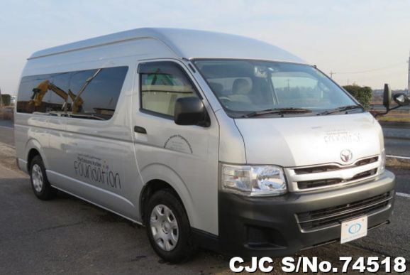 2013 Toyota Hiace Commuter Silver for sale | Stock No. 74518 | Japanese ...