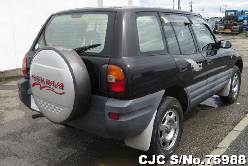 1996 Toyota Rav4 Black for sale | Stock No. 75988 | Japanese Used Cars ...