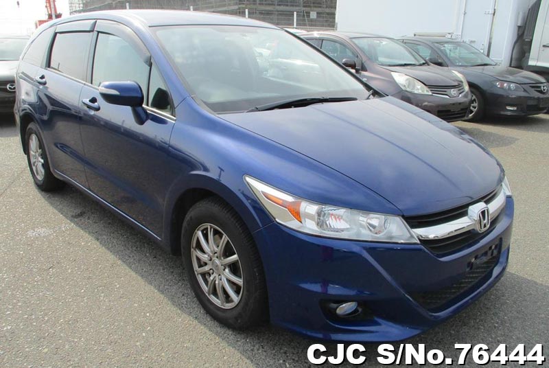 2010 Honda Stream Blue for sale | Stock No. 76444 | Japanese Used Cars ...