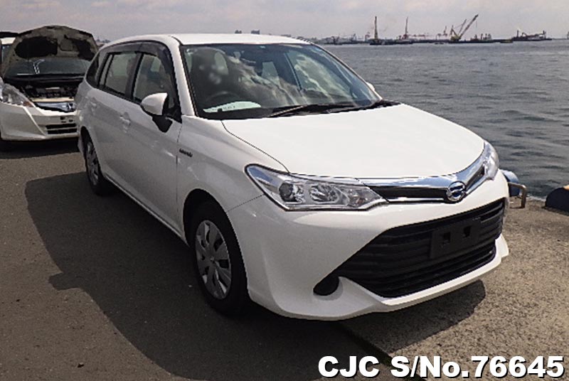 2016 Toyota Corolla Fielder White for sale | Stock No. 76645 | Japanese ...