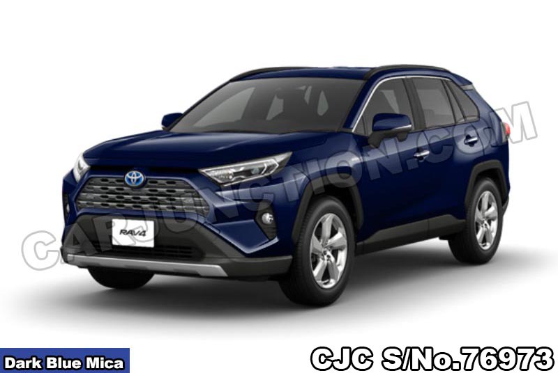 2019 Toyota Rav4 Dark Blue Mica for sale | Stock No. 76973 | Japanese ...