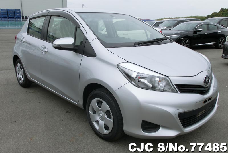 2014 Toyota Vitz Silver for sale | Stock No. 77485 | Japanese Used Cars ...
