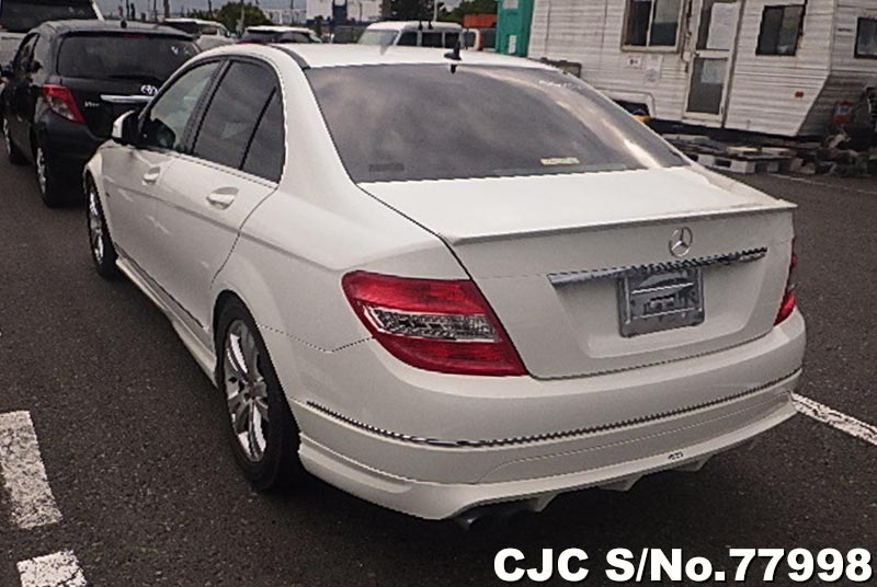 2007 Mercedes Benz C Class White for sale | Stock No. 77998 | Japanese ...
