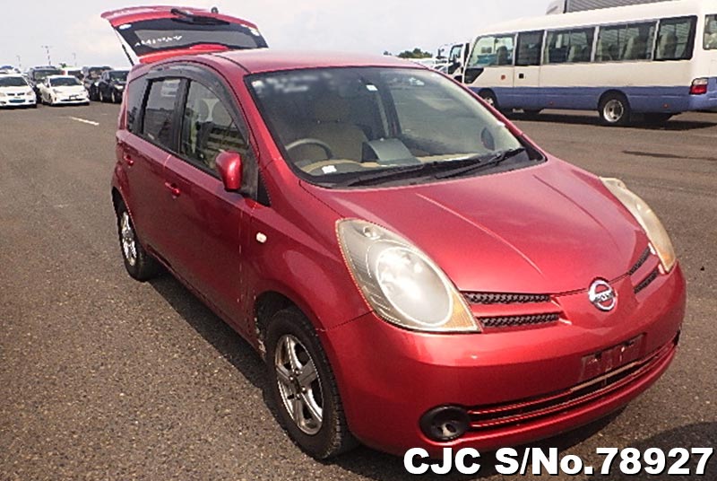 2005 Nissan Note Red for sale | Stock No. 78927 | Japanese Used Cars ...