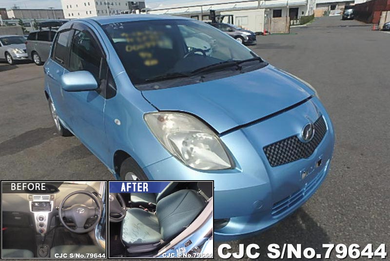 2005 Toyota Vitz Light Blue for sale | Stock No. 79644 | Japanese Used ...