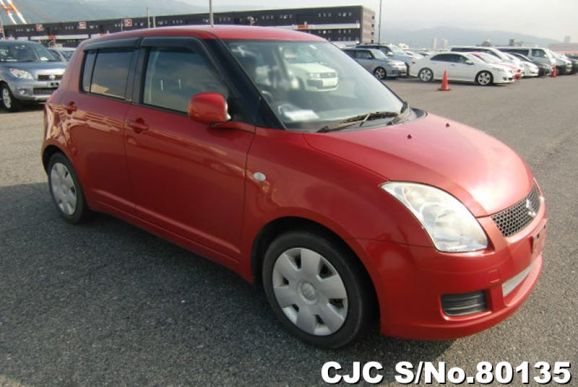2009 Suzuki Swift Red for sale | Stock No. 80135 | Japanese Used Cars ...