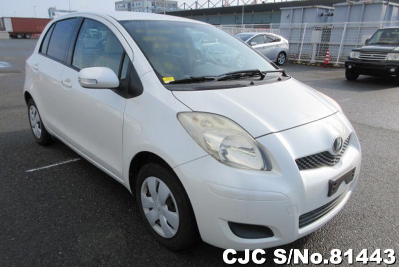 2007 Toyota Vitz White for sale | Stock No. 81443 | Japanese Used Cars ...