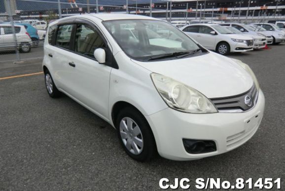 2010 Nissan Note White for sale | Stock No. 81451 | Japanese Used Cars ...