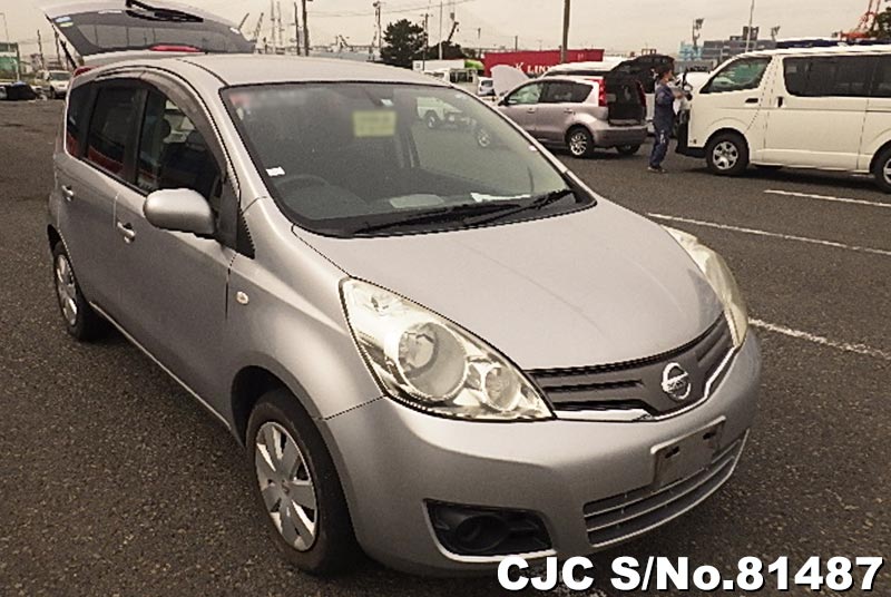 2010 Nissan Note Silver for sale | Stock No. 81487 | Japanese Used Cars ...