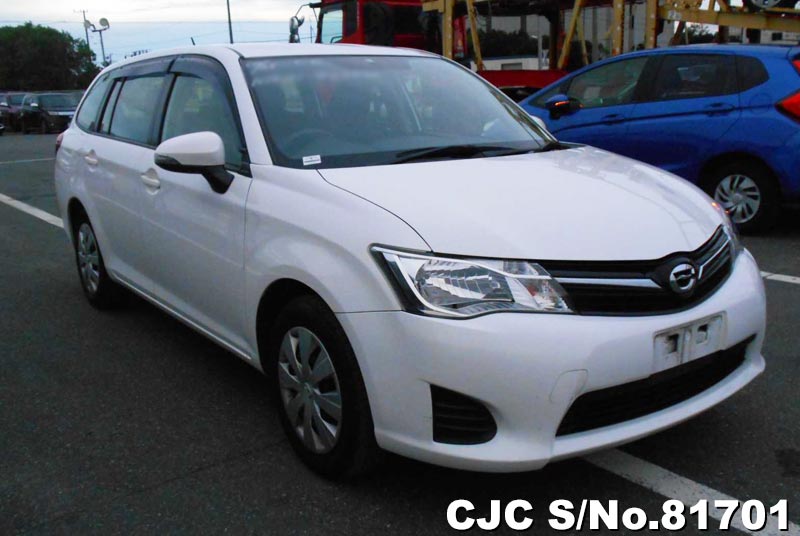 2014 Toyota Corolla Fielder White for sale | Stock No. 81701 | Japanese ...