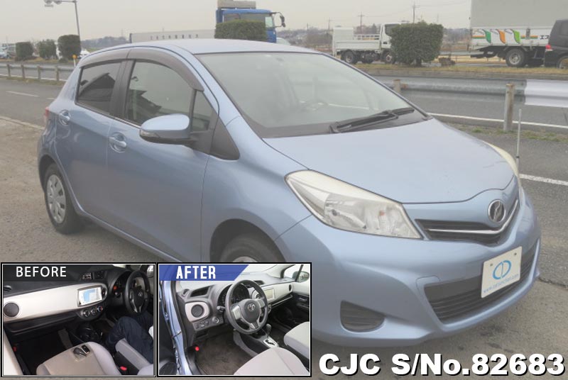 2011 Toyota Vitz Blue for sale | Stock No. 82683 | Japanese Used Cars ...