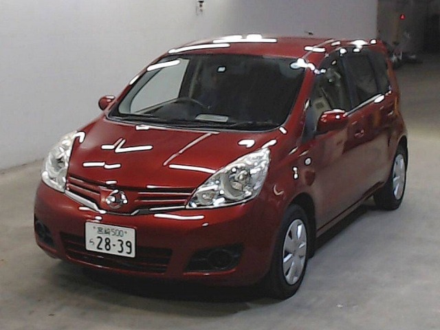 2010 Nissan Note Red for sale | Stock No. 82699 | Japanese Used Cars ...