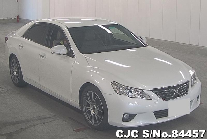 2011 Toyota Mark X Pearl White for sale | Stock No. 84457 | Japanese ...