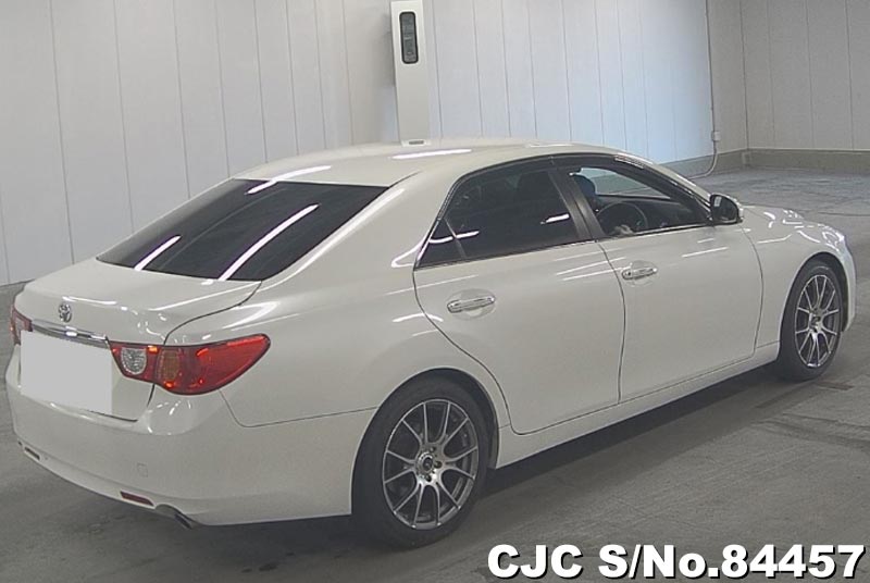 2011 Toyota Mark X Pearl White for sale | Stock No. 84457 | Japanese ...