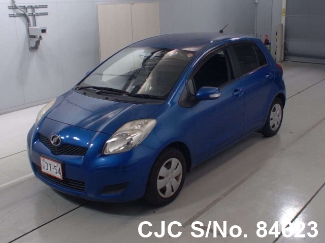2008 Toyota Vitz Blue for sale | Stock No. 84623 | Japanese Used Cars ...
