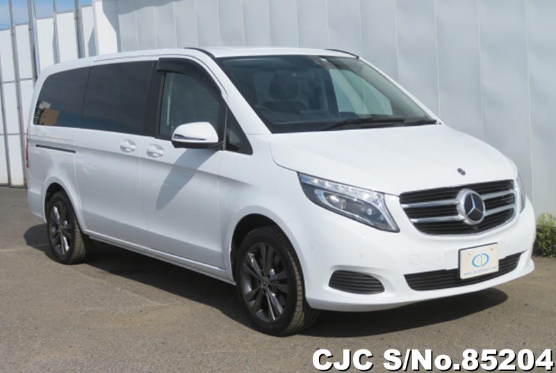 2019 Mercedes Benz V Class White for sale | Stock No. 85204 | Japanese ...