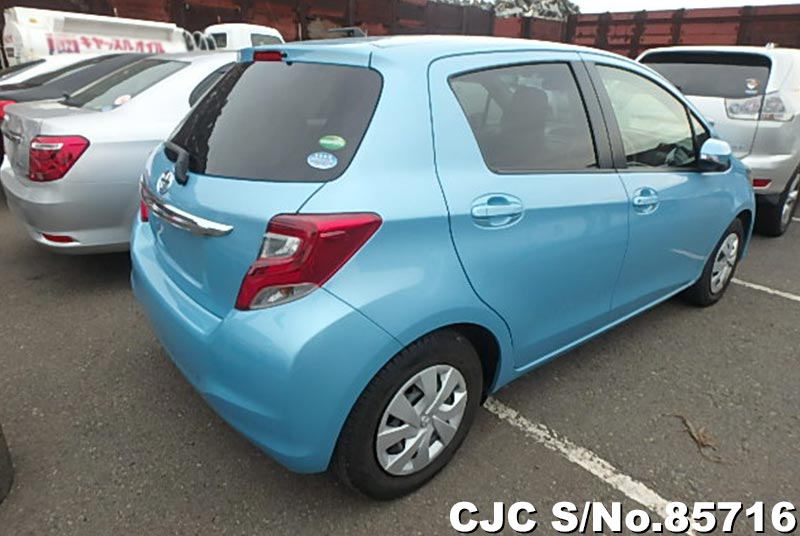 2016 Toyota Vitz Blue for sale | Stock No. 85716 | Japanese Used Cars ...