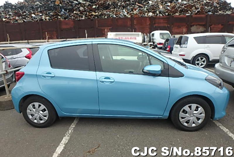 2016 Toyota Vitz Blue for sale | Stock No. 85716 | Japanese Used Cars ...