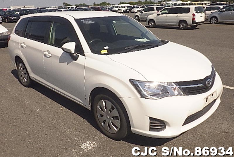 2015 Toyota Corolla Fielder White for sale | Stock No. 86934 | Japanese ...