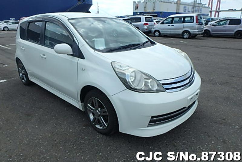 2010 Nissan Note Pearl White for sale | Stock No. 87308 | Japanese Used ...