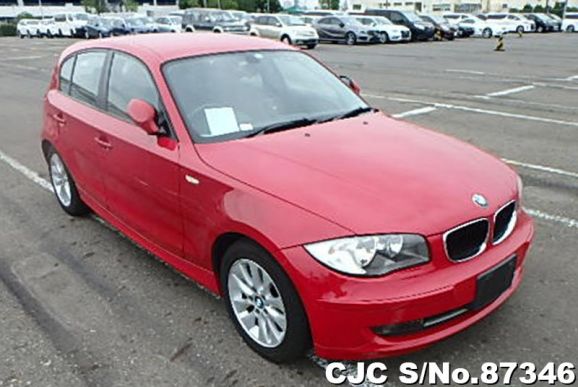 2010 BMW 1 Series Red for sale | Stock No. 87346 | Japanese Used Cars ...