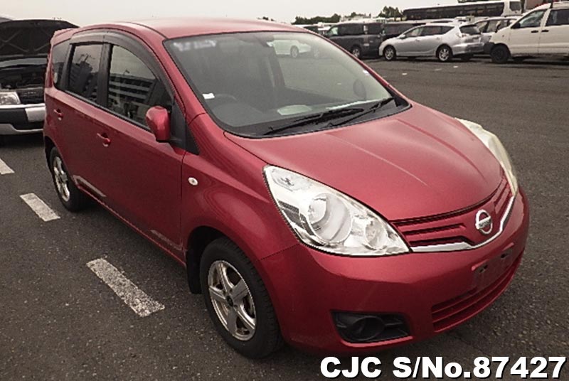 2010 Nissan Note Red for sale | Stock No. 87427 | Japanese Used Cars ...