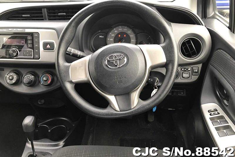 2015 Toyota Vitz Silver for sale | Stock No. 88542 | Japanese Used Cars ...