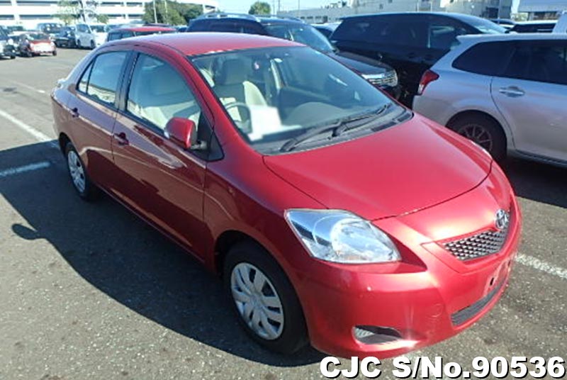 2011 Toyota Belta Red for sale | Stock No. 90536 | Japanese Used Cars ...