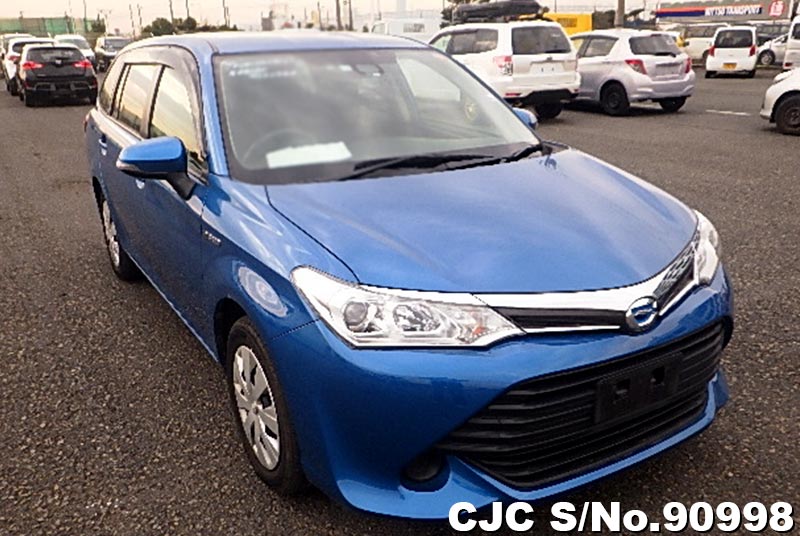 2017 Toyota Corolla Fielder Blue for sale | Stock No. 90998 | Japanese ...