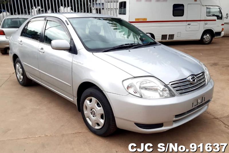 2002 Toyota Corolla Silver for sale | Stock No. 91637 | Japanese Used ...