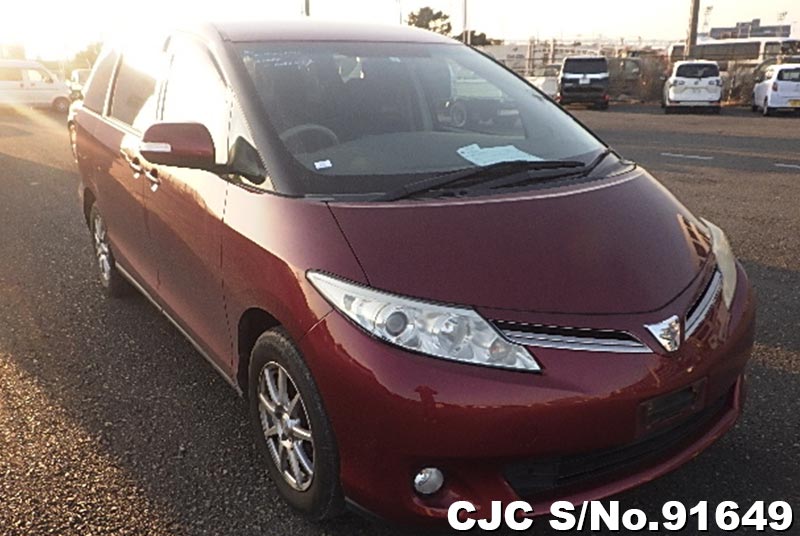 2009 Toyota Estima Red for sale | Stock No. 91649 | Japanese Used Cars ...