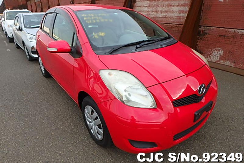 2009 Toyota Vitz Red for sale | Stock No. 92349 | Japanese Used Cars ...