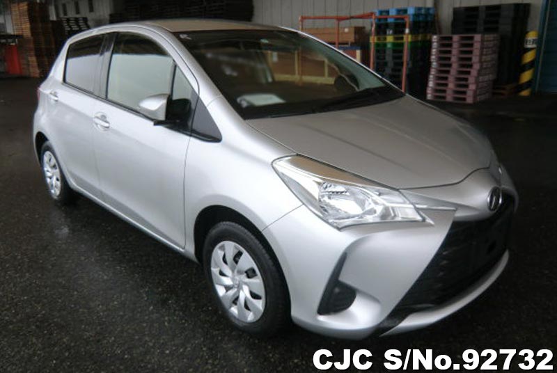 2017 Toyota Vitz Silver for sale | Stock No. 92732 | Japanese Used Cars ...