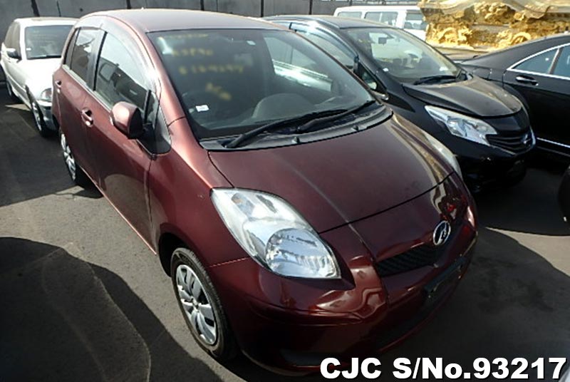 2009 Toyota Vitz Red for sale | Stock No. 93217 | Japanese Used Cars ...
