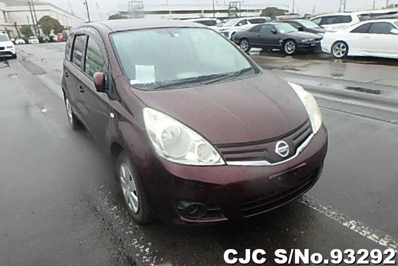 2012 Nissan Note Red for sale | Stock No. 93292 | Japanese Used Cars ...
