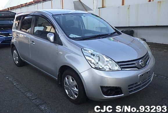 2012 Nissan Note Silver for sale | Stock No. 93293 | Japanese Used Cars ...