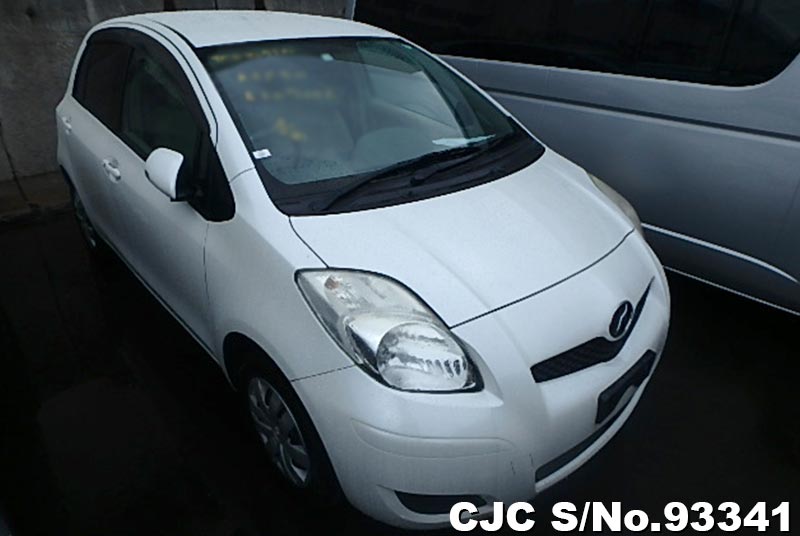2010 Toyota Vitz White for sale | Stock No. 93341 | Japanese Used Cars ...