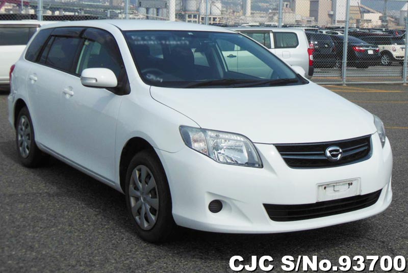 2012 Toyota Corolla Fielder White for sale | Stock No. 93700 | Japanese ...