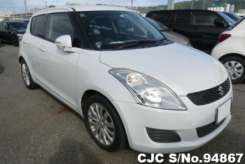 2011 Suzuki Swift White for sale | Stock No. 94867 | Japanese Used Cars ...