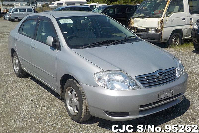 2003 Toyota Corolla Silver for sale | Stock No. 95262 | Japanese Used ...